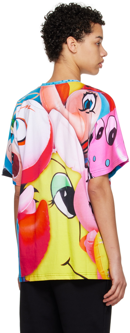 Moschino Multicolor Inflatable Animals T-Shirt Moschino