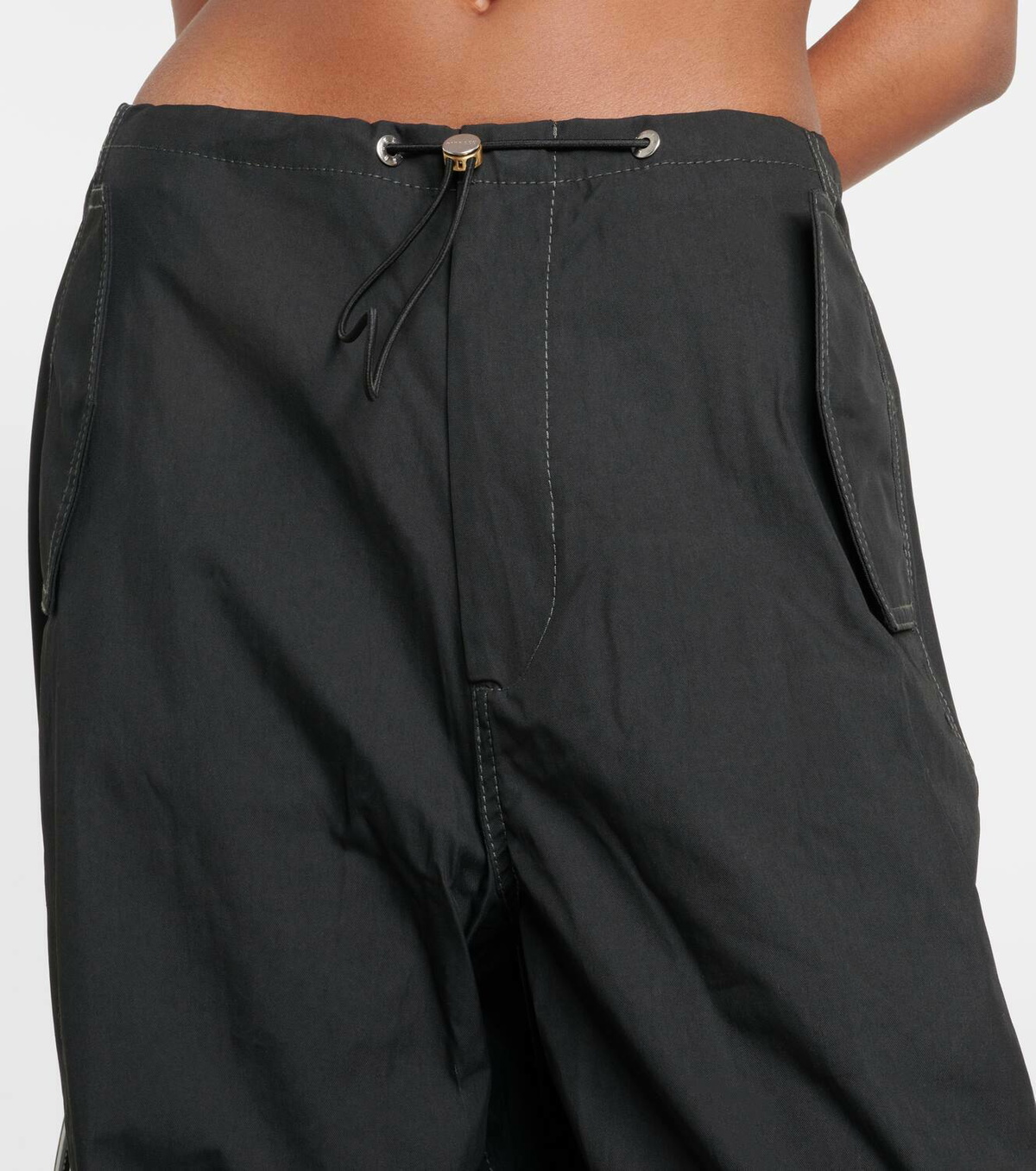 Dion Lee Cotton-blend wide-leg pants Dion Lee
