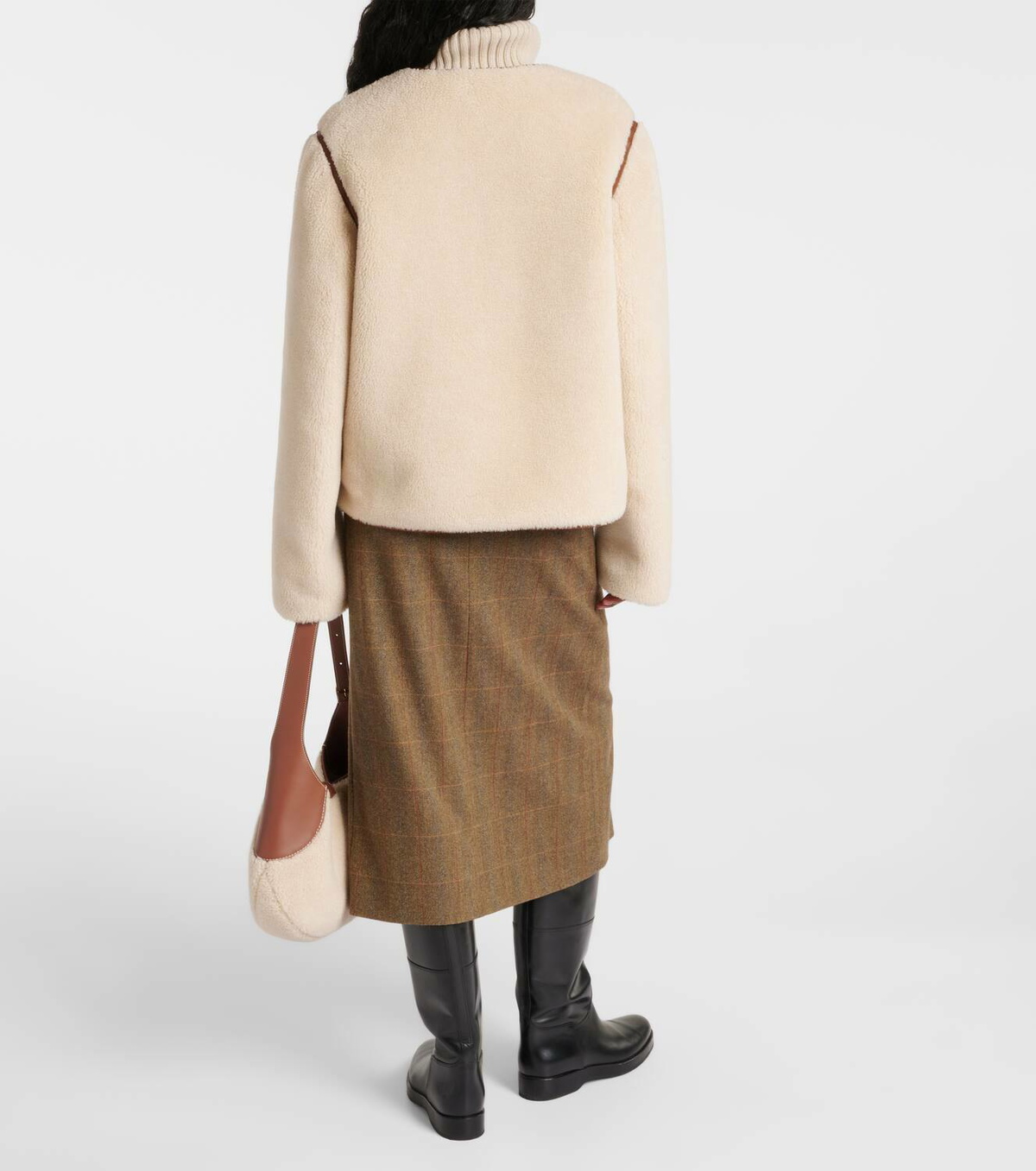 Loro Piana Cashmere and silk teddy jacket Loro Piana