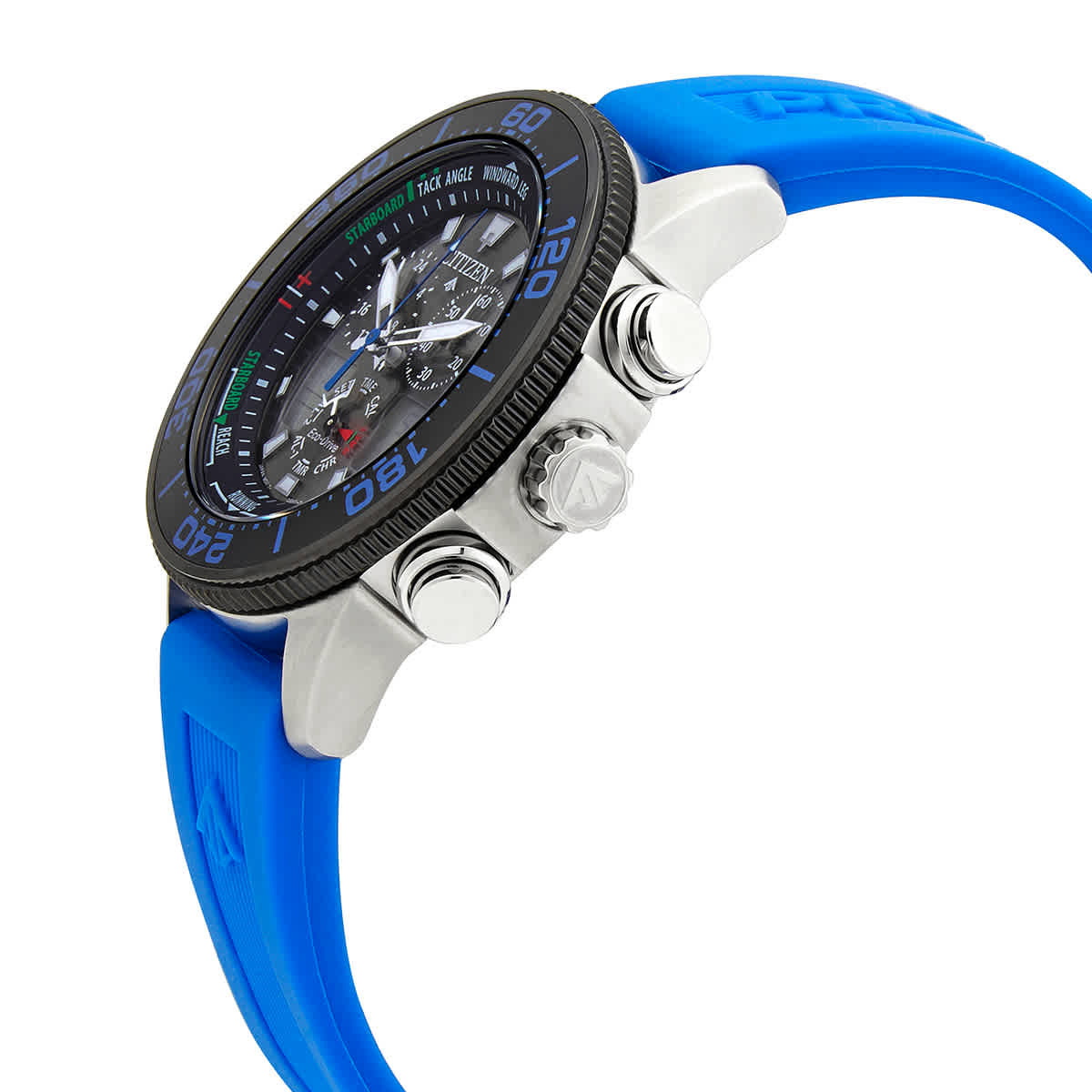 Citizen Promaster Sailhawk Alarm World Time Chronograph Analog-Digital ...