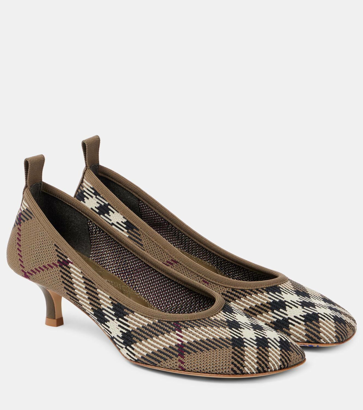 Burberry Burberry Check jacquard pumps Burberry