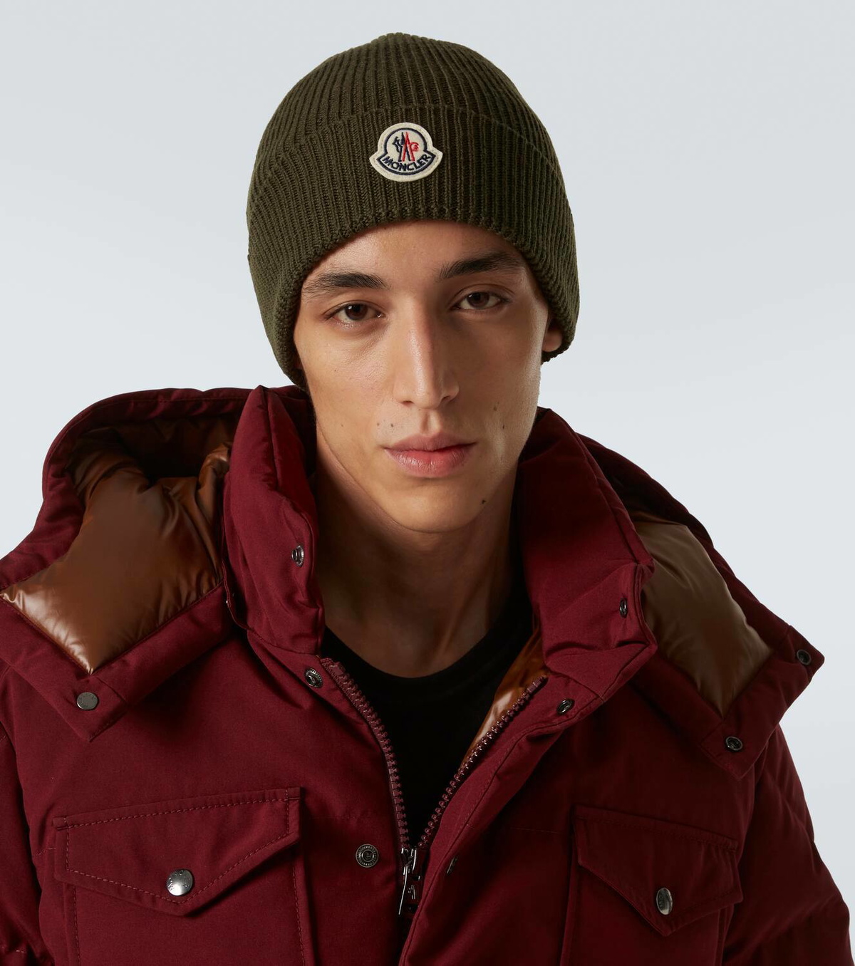 Moncler Virgin wool beanie Moncler