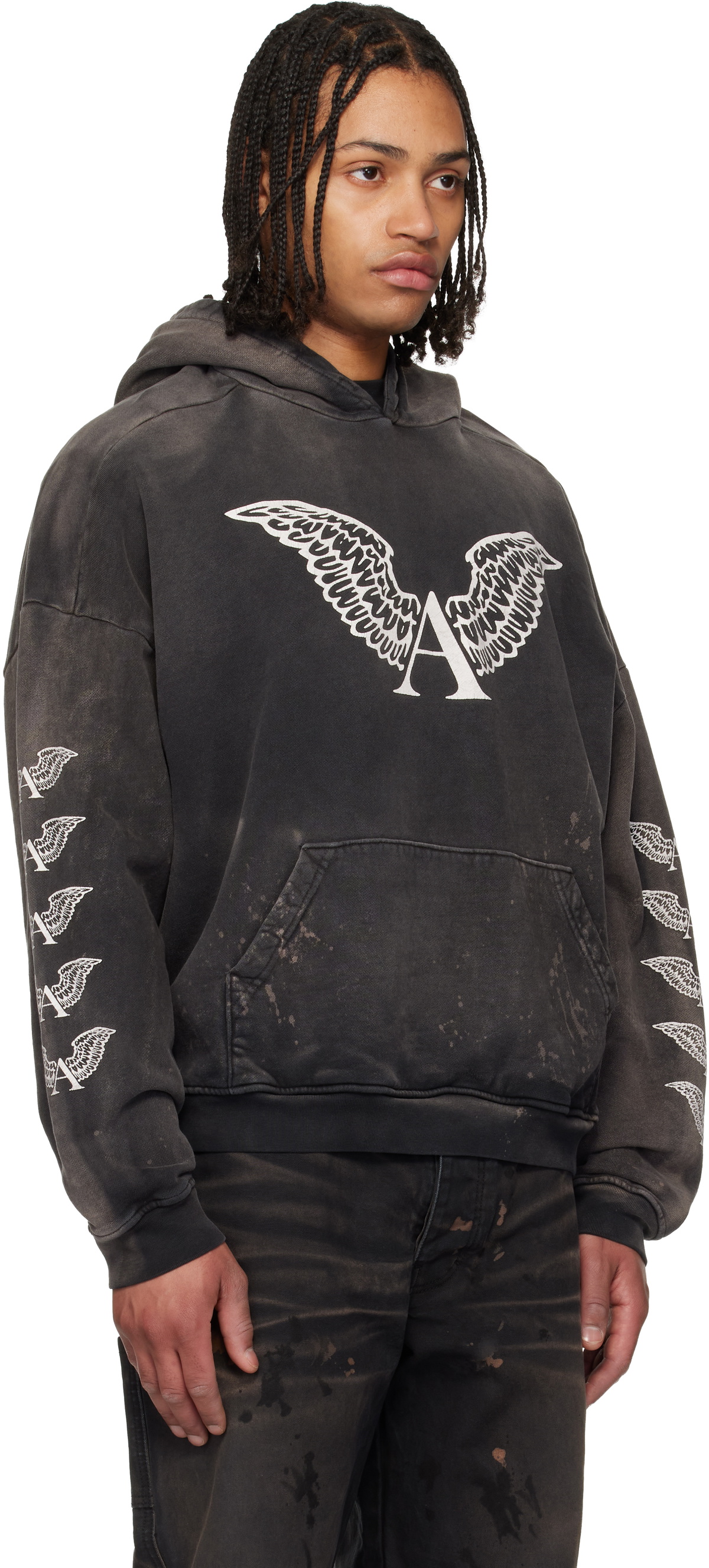 ALEXANDER DIGENOVA Black Logo Hoodie Alexander Digenova