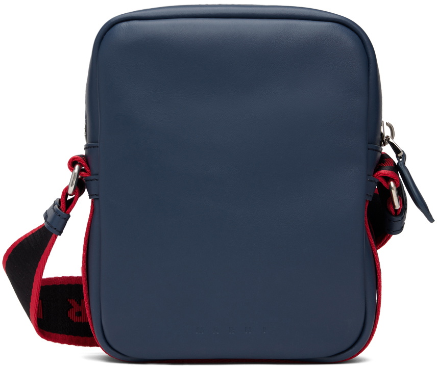 Marni Navy Small Bey Shoulder Bag Marni