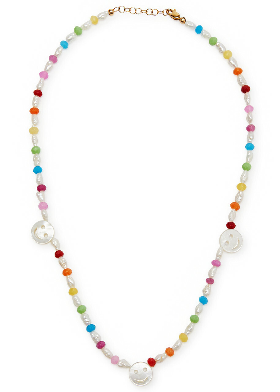 Roxanne First Disco Pearl and Beaded Necklace - Multicoloured 1 - One ...