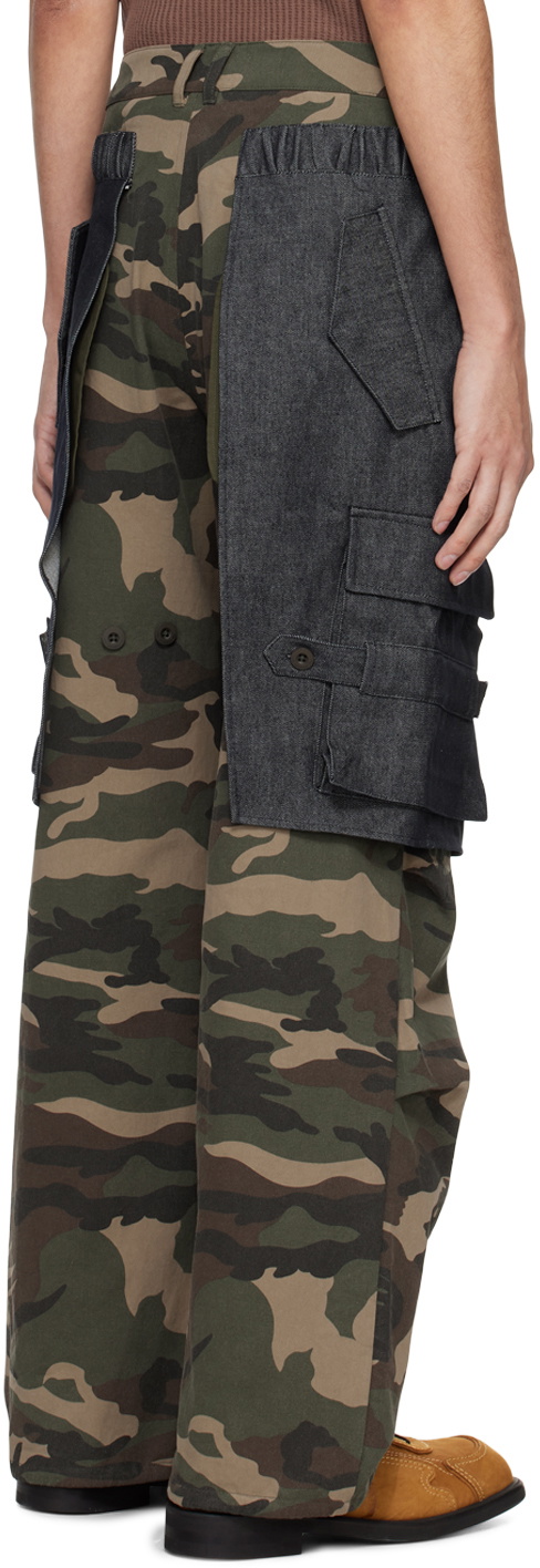 Andersson Bell Indigo & Khaki Raptor Cargo Pants Andersson Bell