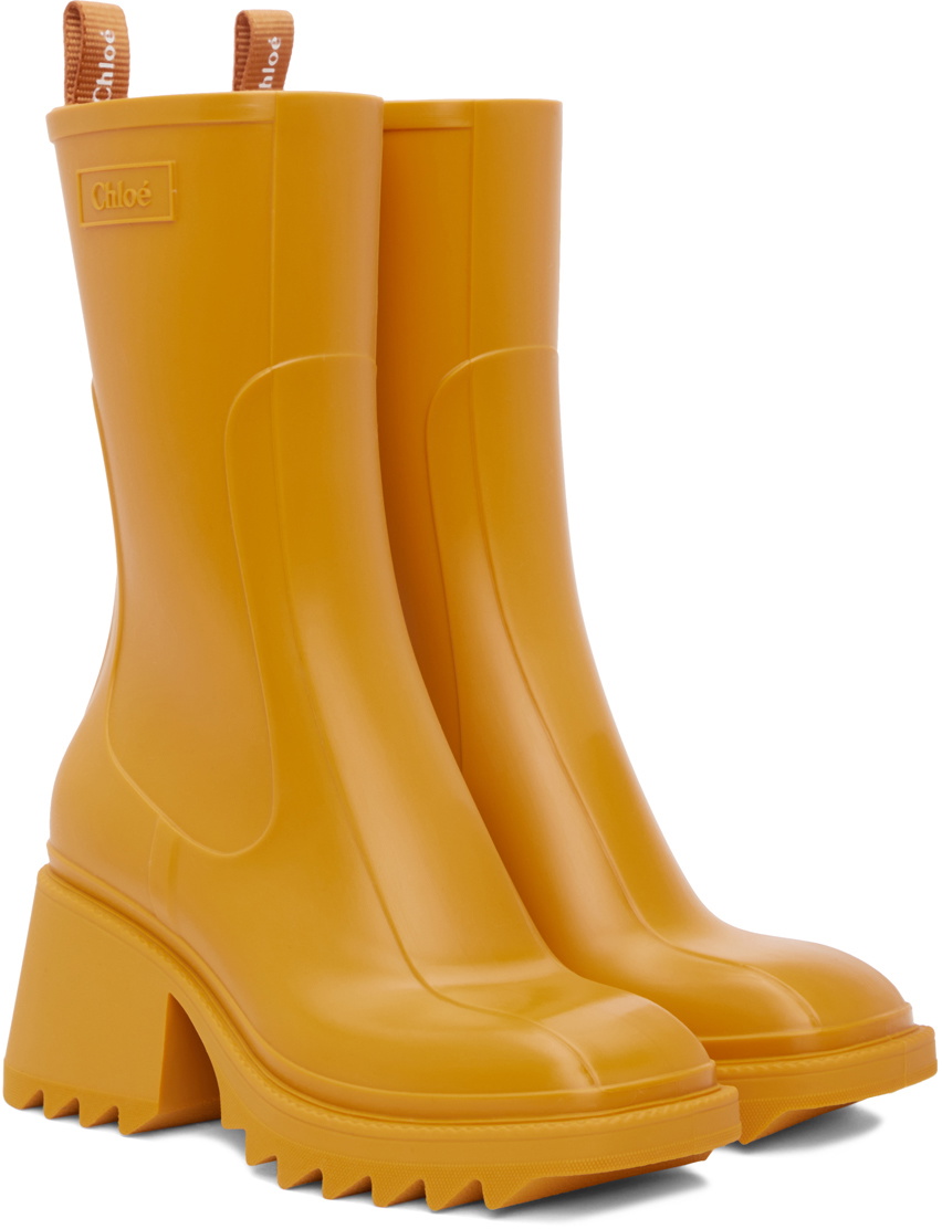 Chloé Yellow Betty Boots Chloe