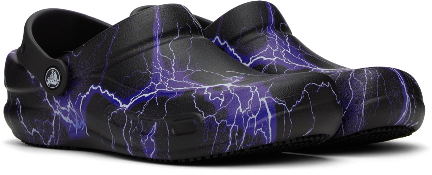 Crocs Black Bistro Graphic Clogs Crocs