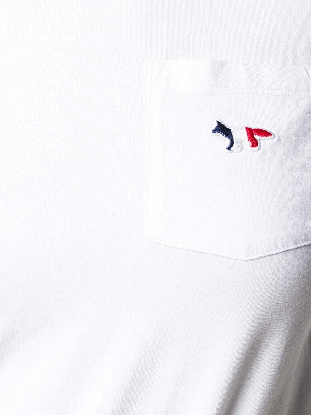 MAISON KITSUNE' - Tricolor Fox Logo Cotton T-shirt Maison Kitsune