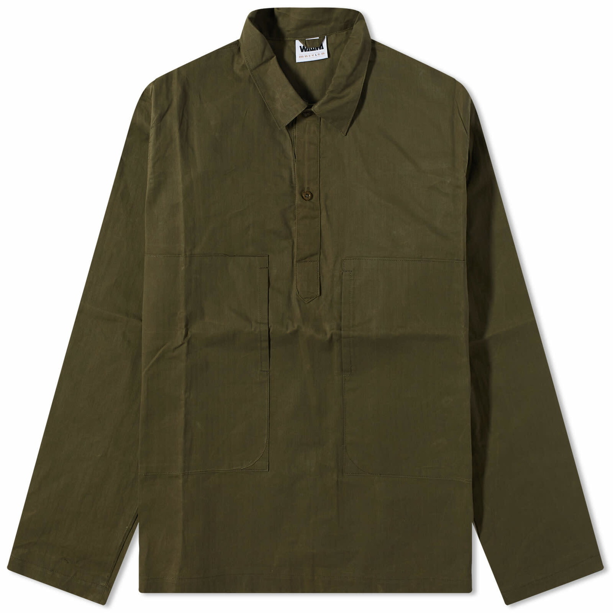 WAWWA Men's Pullover Smock in Olive WAWWA