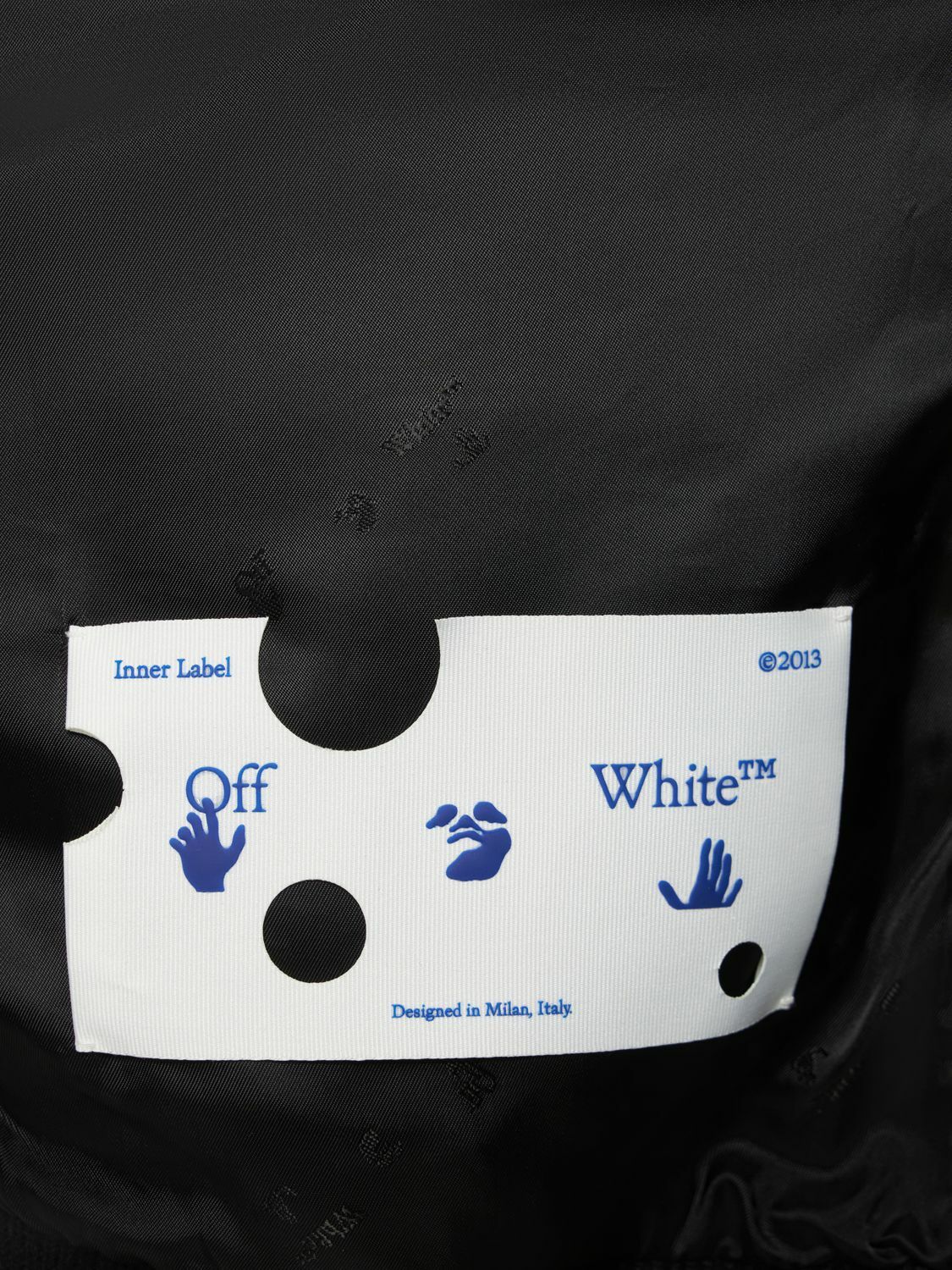 OFF-WHITE - Embroidered Patches Varsity Jacket Off-White