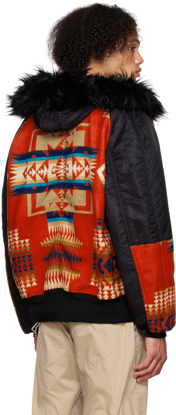 Junya Watanabe Black Pendleton Edition Bomber Junya Watanabe