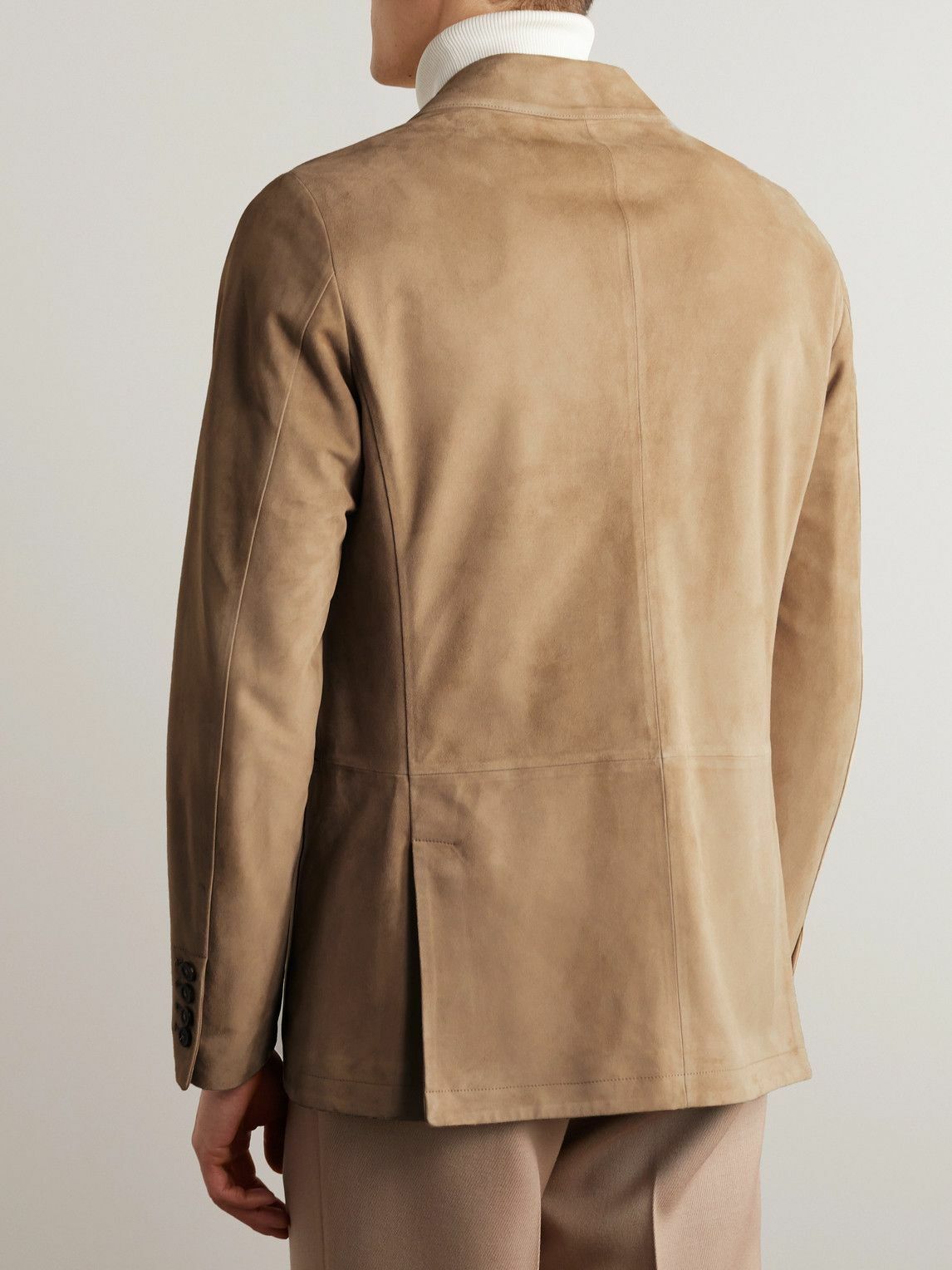 Canali - Suede Blazer - Brown Canali