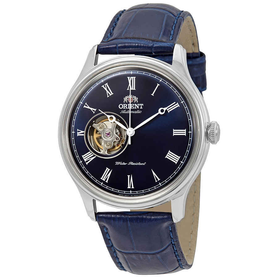 Orient Open Heart Automatic Blue Dial Mens Watch FAG00004D0 Orient