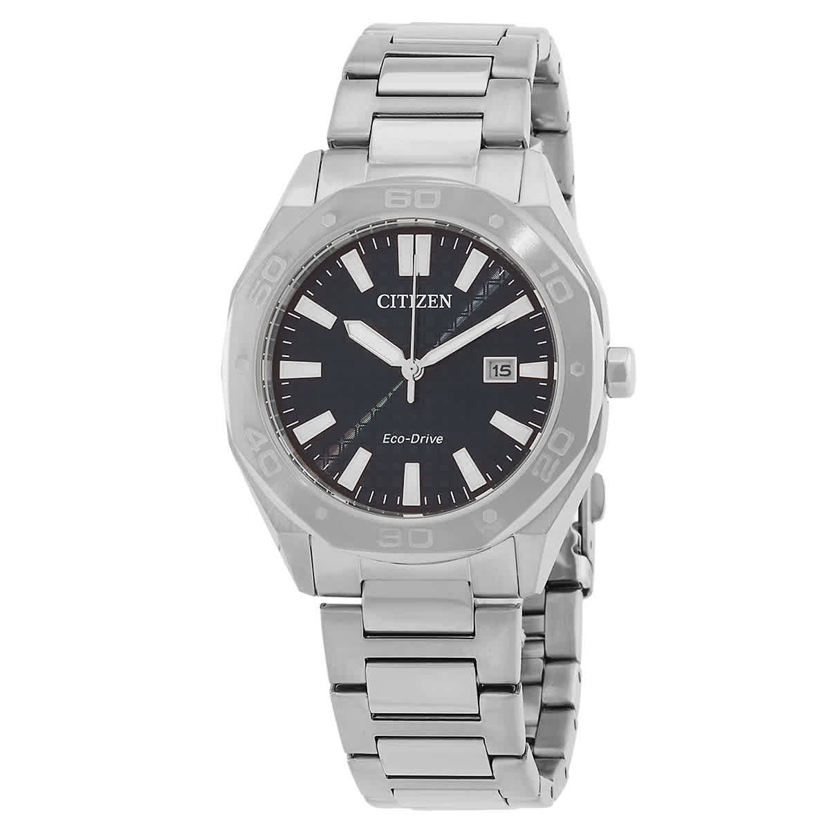 Citizen Eco-Drive Black Dial Mens Watch BM7630-80E Citizen
