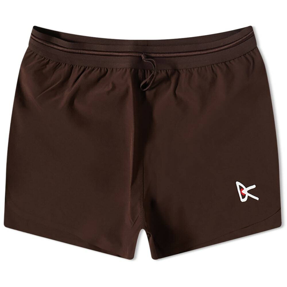 District Vision Men's Mula Race Short in Cacao District Vision
