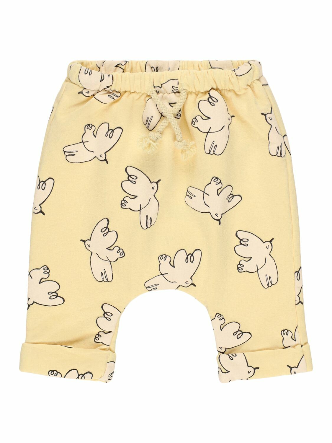 BOBO CHOSES Bird Print Organic Cotton Blend Pants Bobo Choses
