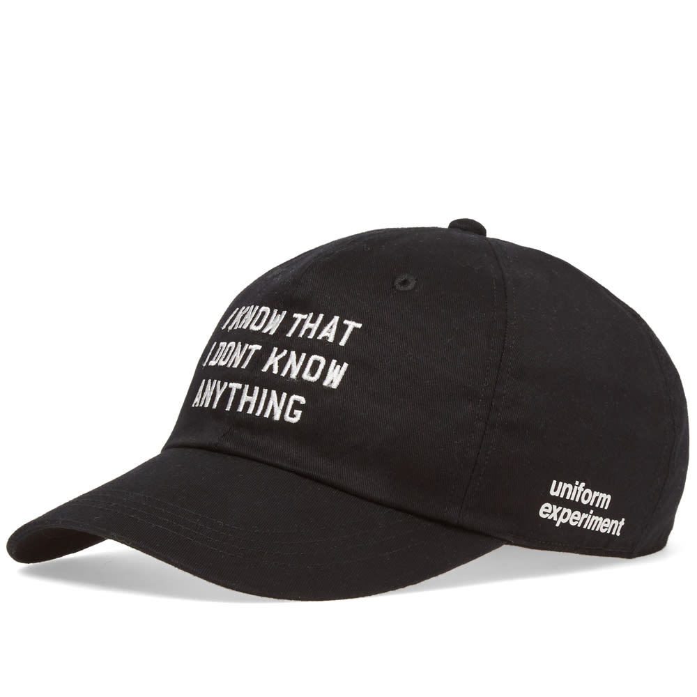 Uniform Experiment Cotton Twill Typography Cap Uniform Experiment