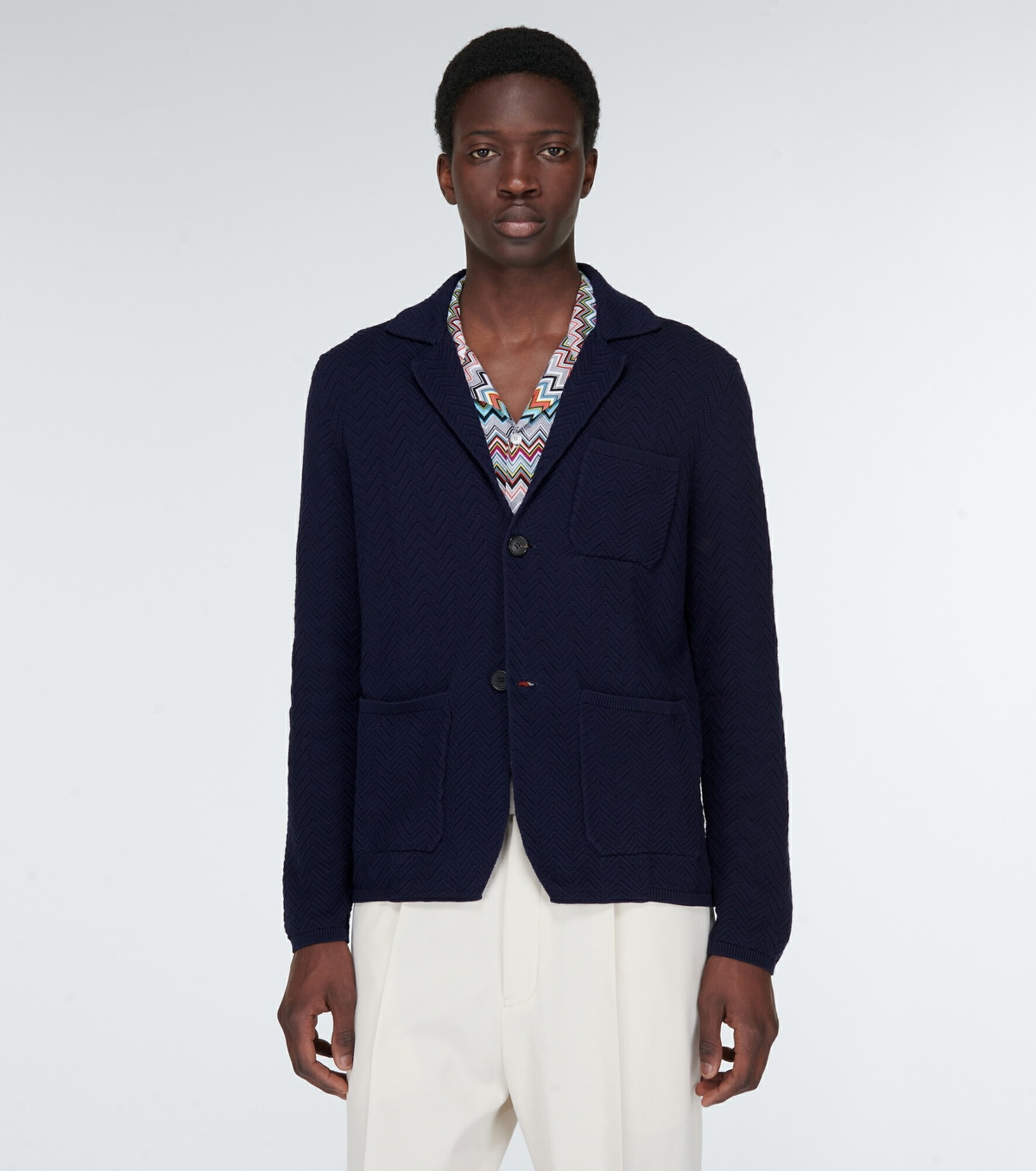 Missoni - Zig-zag cotton jacket Missoni Missoni - Zig-zag cotton jacket Missoni