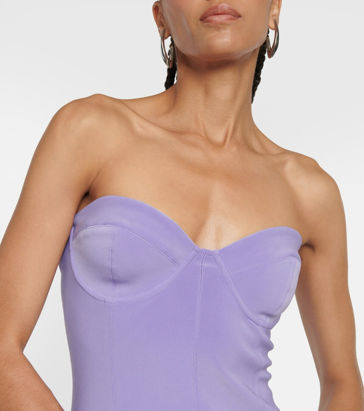 Norma Kamali Fishtail midi dress Norma Kamali