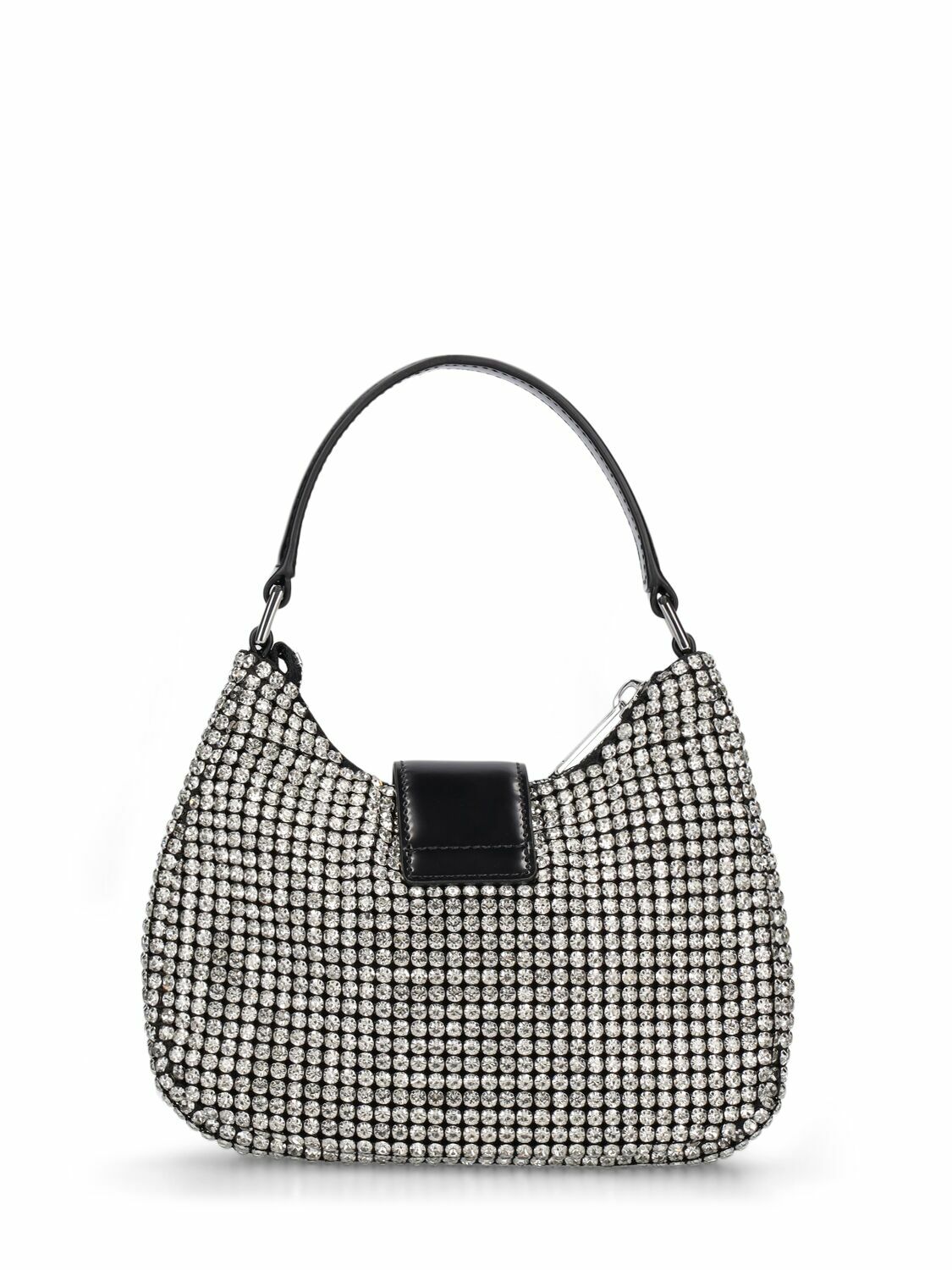 SELF-PORTRAIT Crescent Diamante Bow Shoulder Bag Self-Portrait