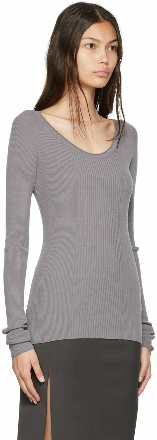 LOW CLASSIC Gray Rayon Sweater Low Classic