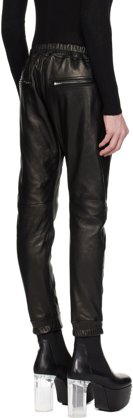 Rick Owens Black Luxor Leather Pants Rick Owens