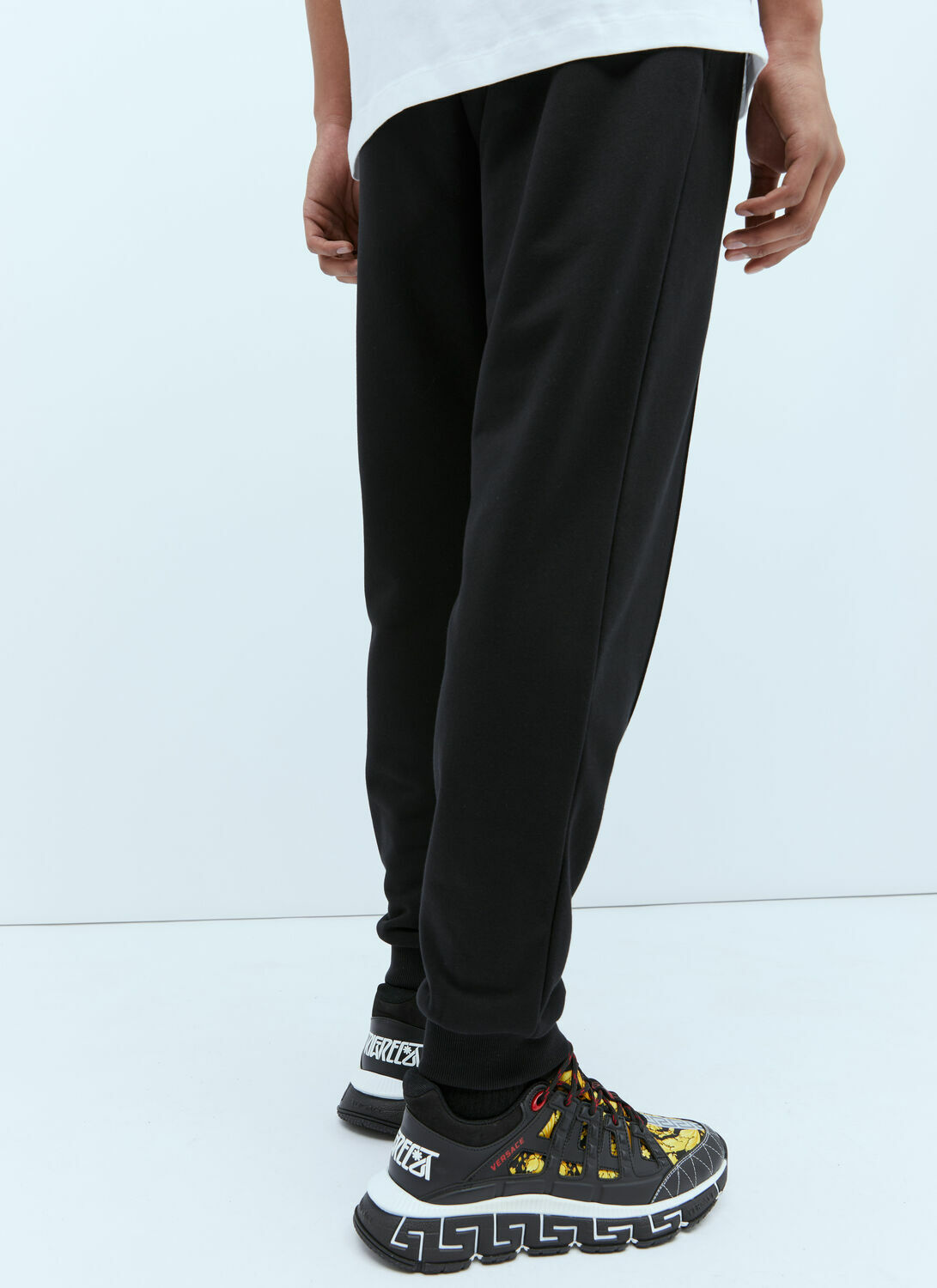 Versace Logo Embroidery Track Pants Versace