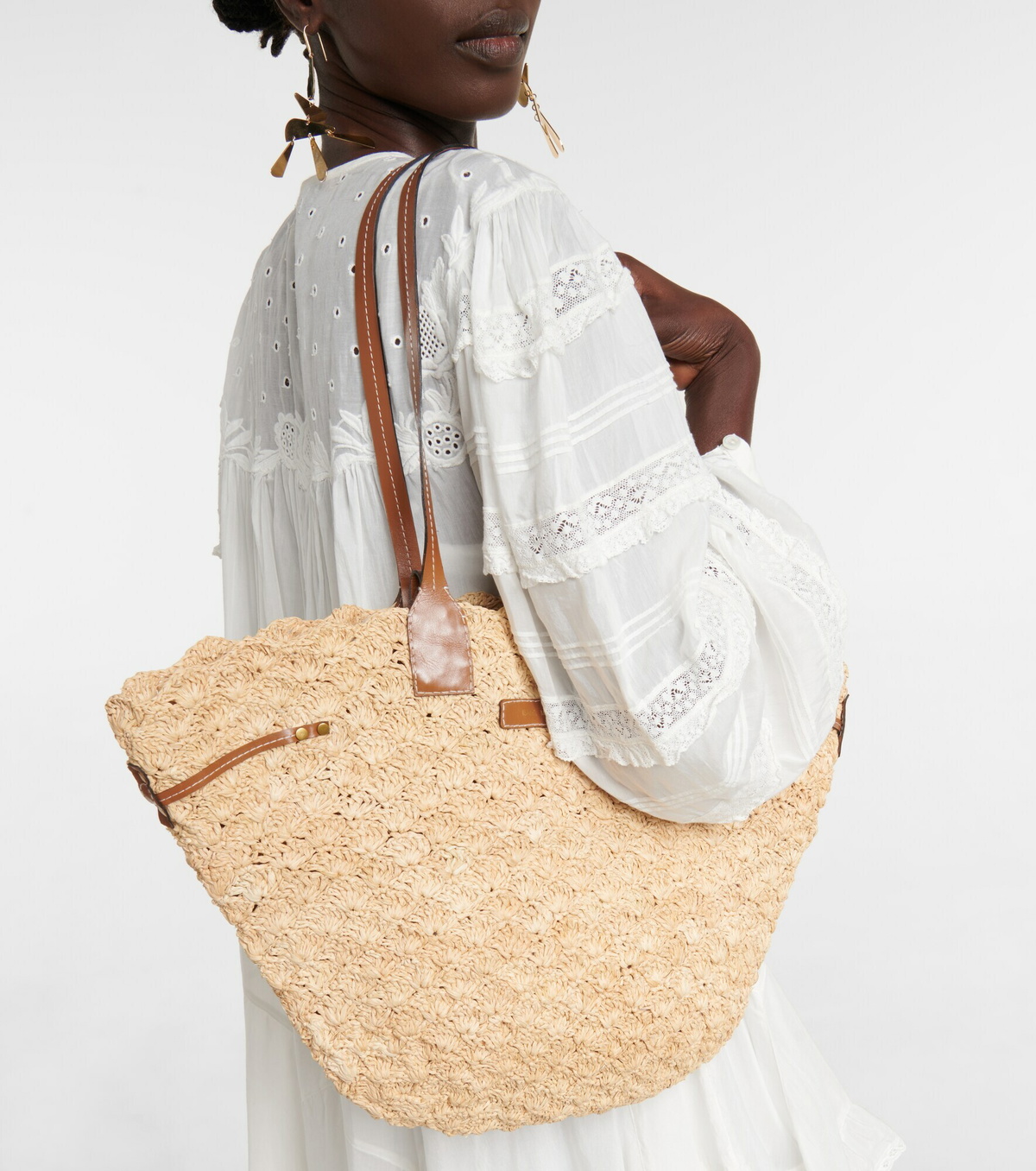 Isabel Marant - Coiba raffia basket bag Isabel Marant