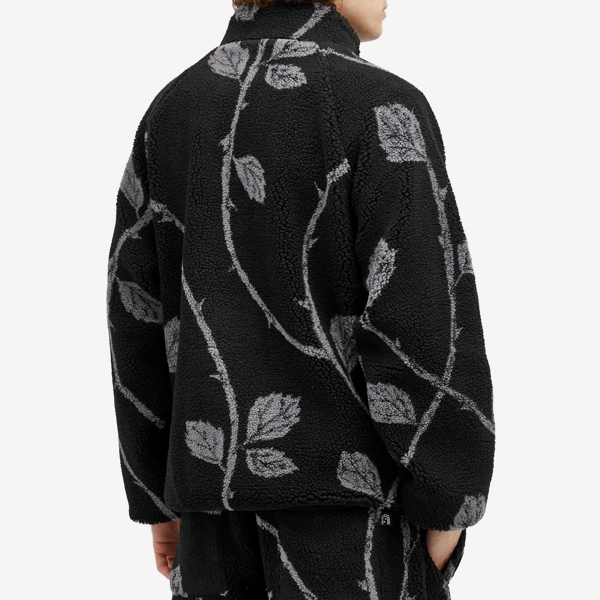 Heresy Men's Bramlble Fleece Jacket in Black/Grey Heresy