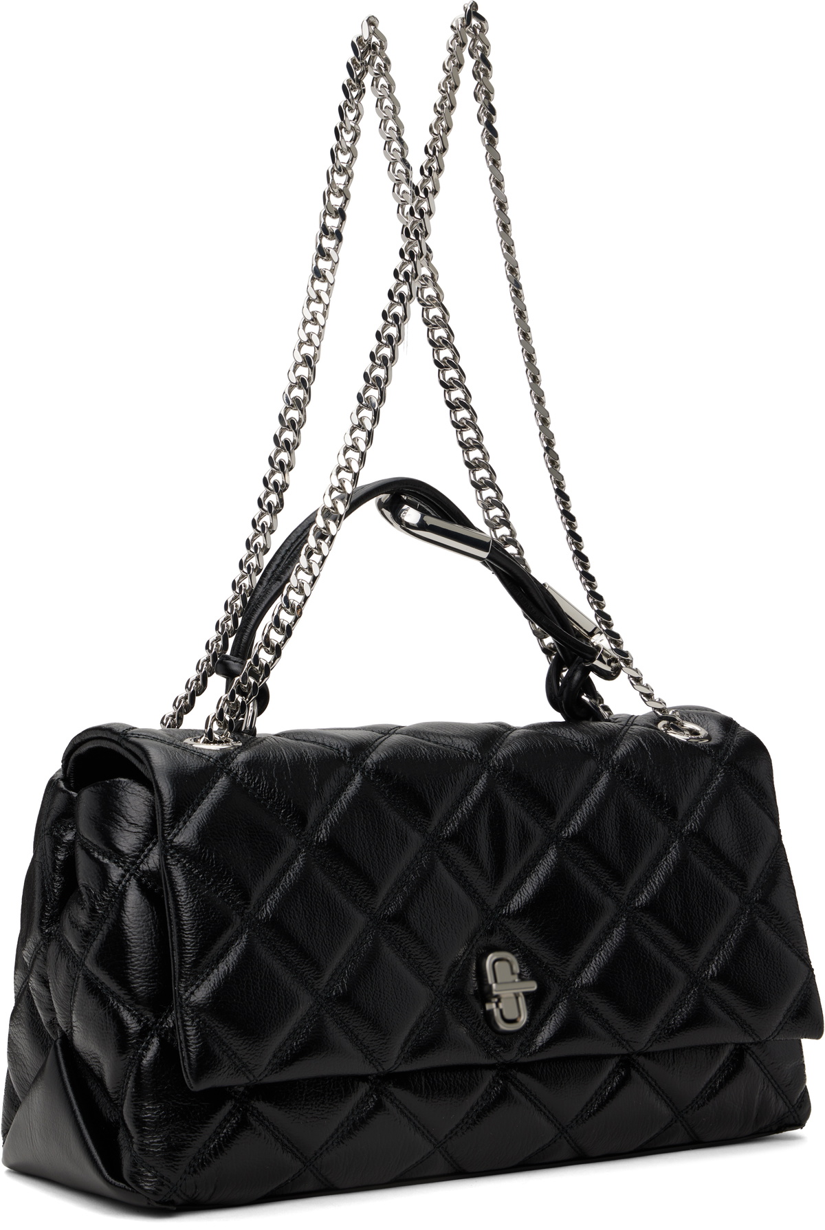 Marc Jacobs Black 'The Quilted Dual Convertible Shoulder' Bag Marc Jacobs