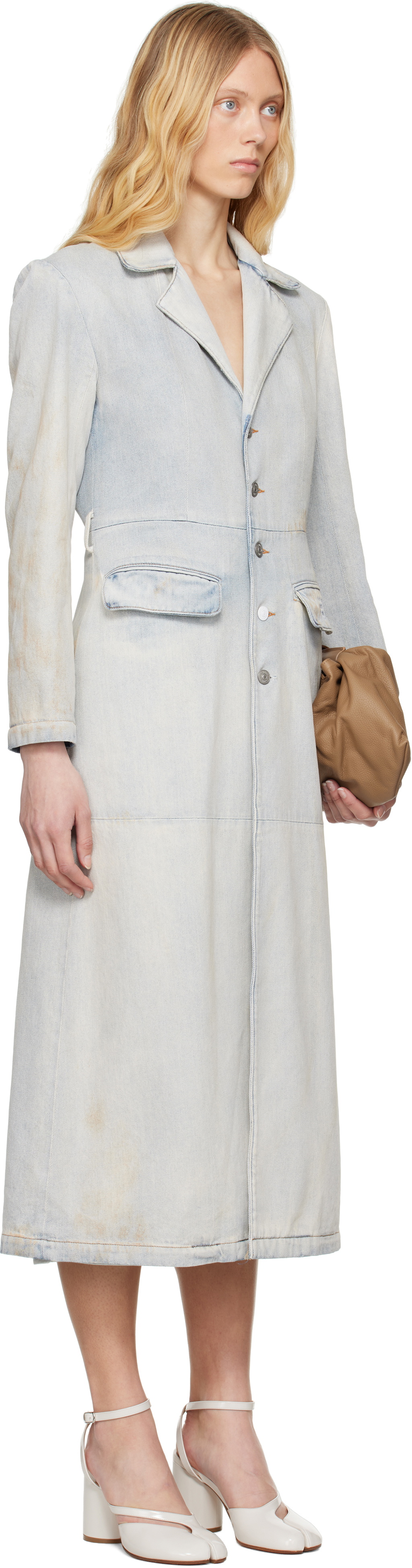 MM6 Maison Margiela Blue Dual Wear Denim Jacket MM6 Maison Margiela