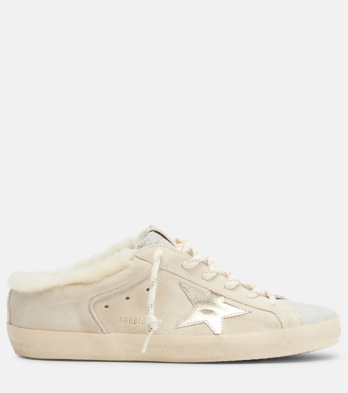 Golden Goose Super-Star shearling-lined suede sneakers Golden Goose ...