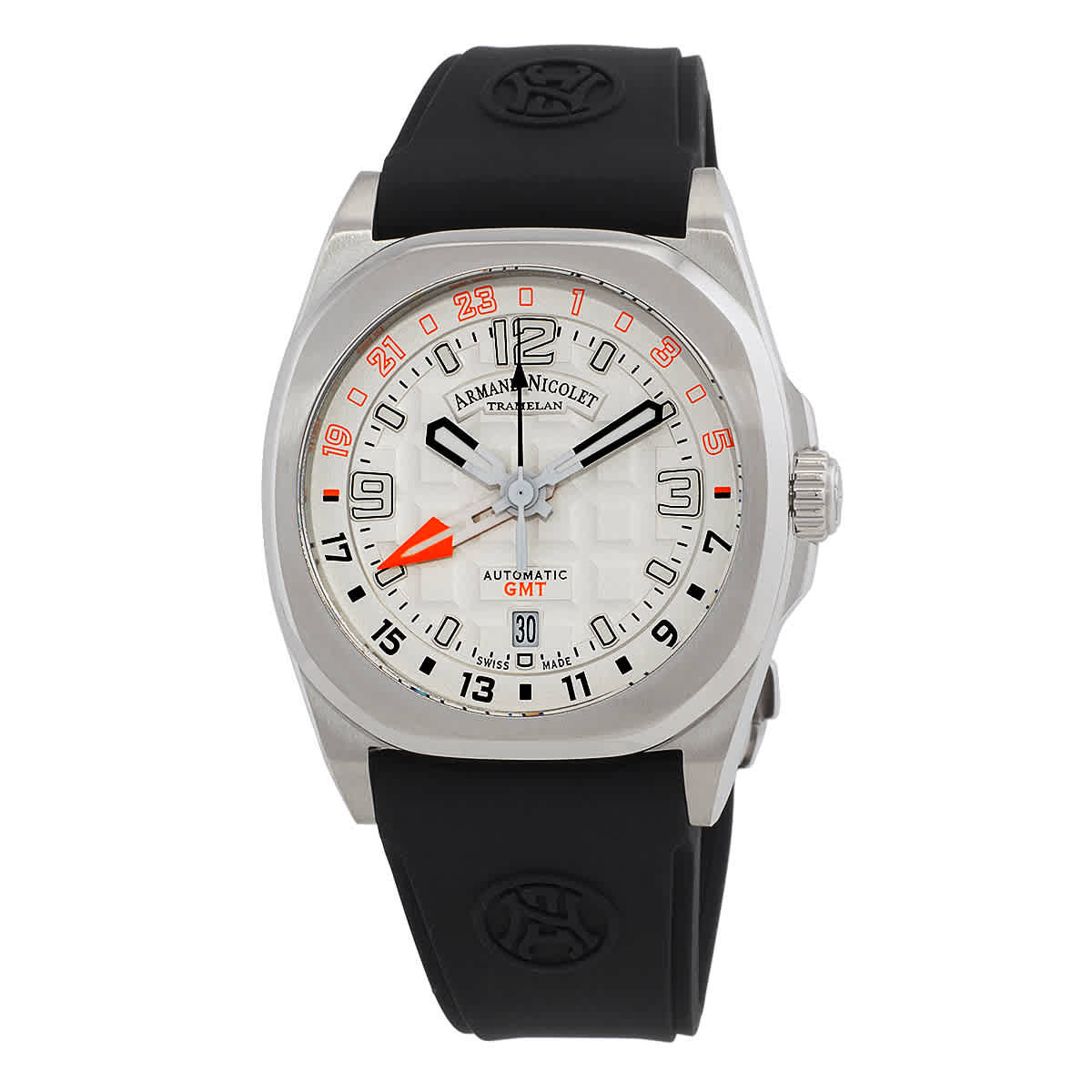 Armand Nicolet JH9 Automatic Silver Dial Mens Watch A663HAA-AO-GG4710N ...