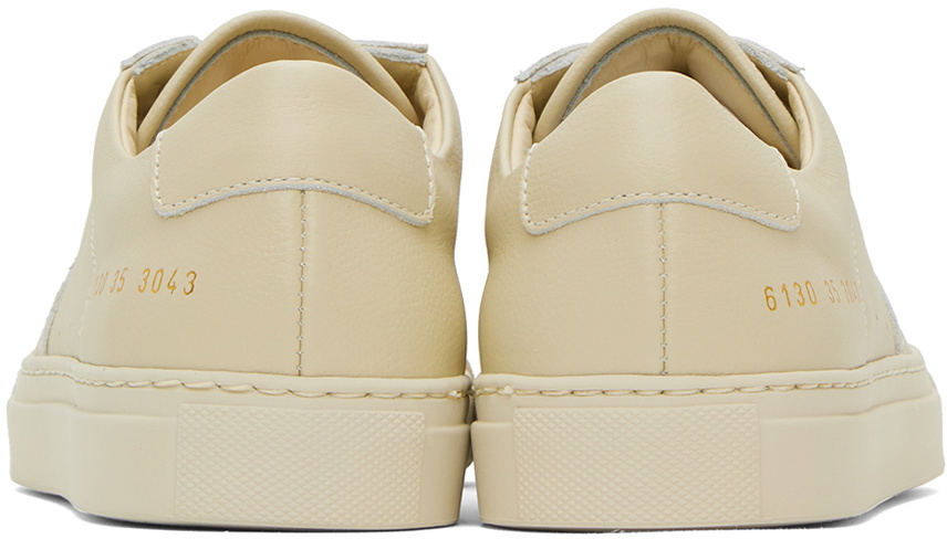 Common Projects Beige BBall Low Sneakers Common Projects
