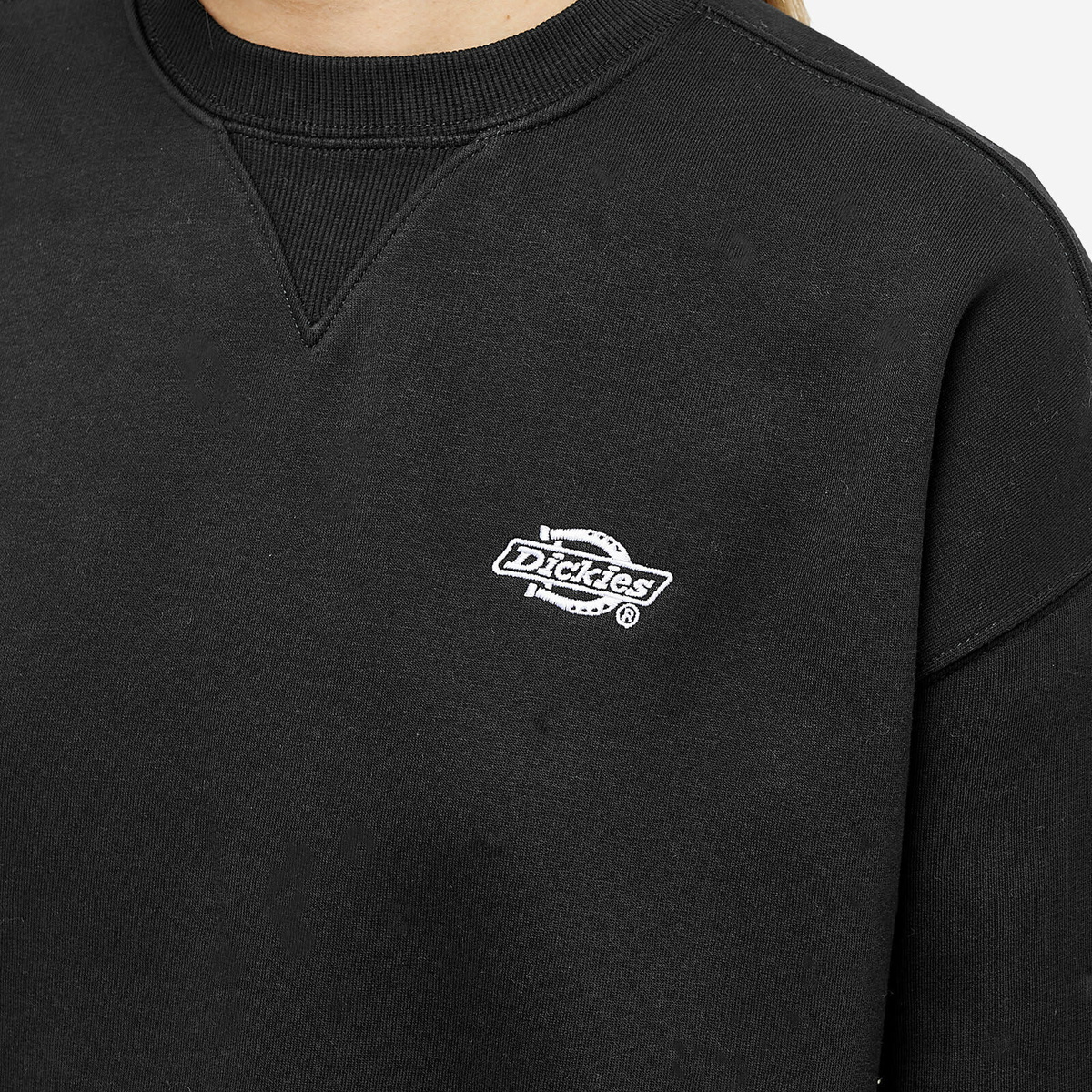 Dickies Women's Summerdale Sweat in Black Dickies Construct