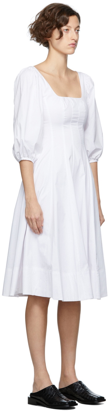 Staud White Swell Dress Staud