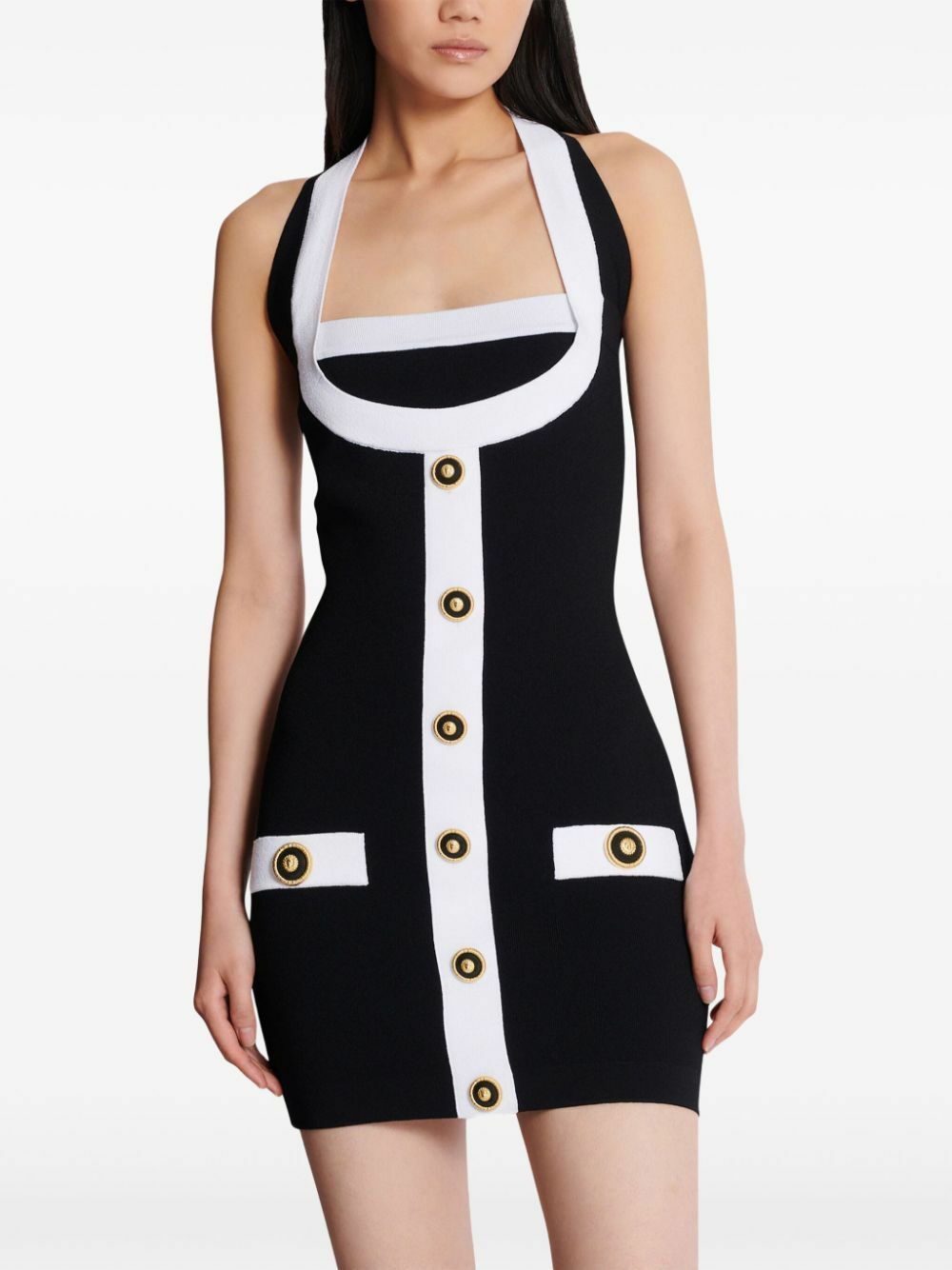Balmain Knitted Mini Dress Balmain