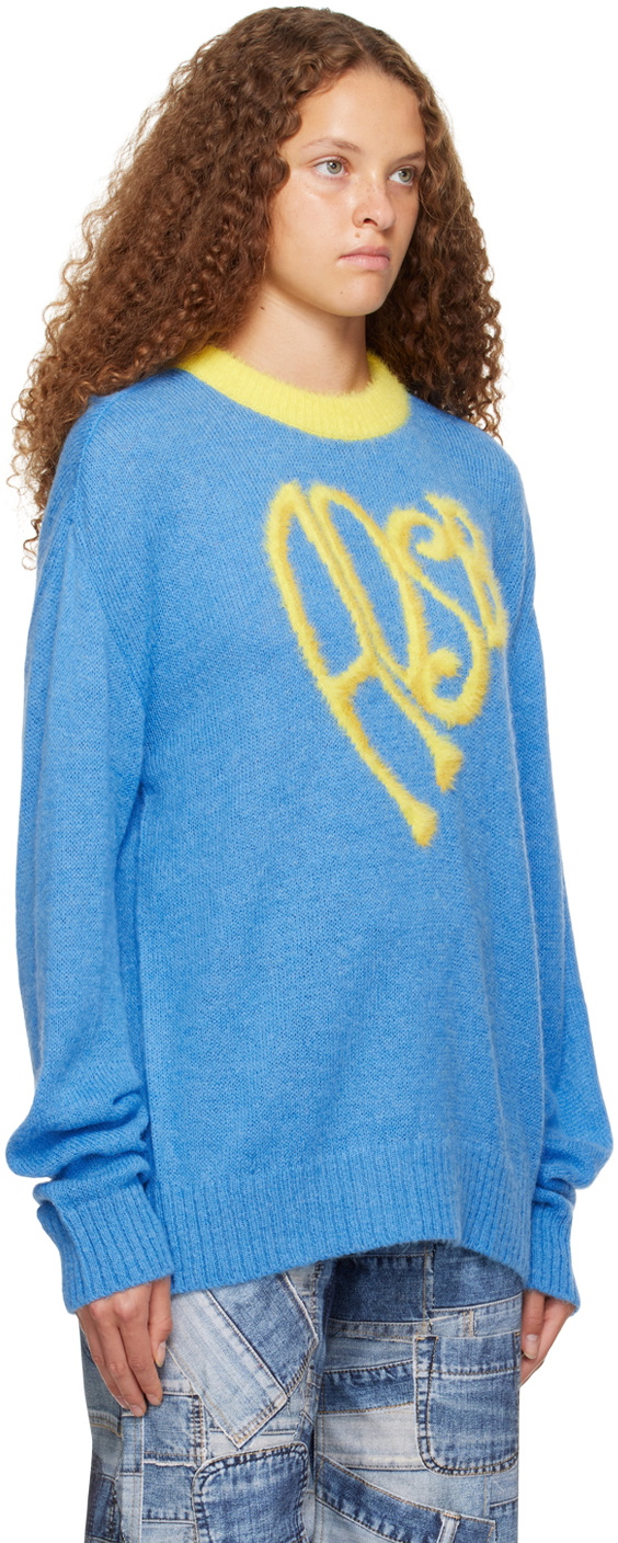 Andersson Bell Blue Heart Sweater Andersson Bell