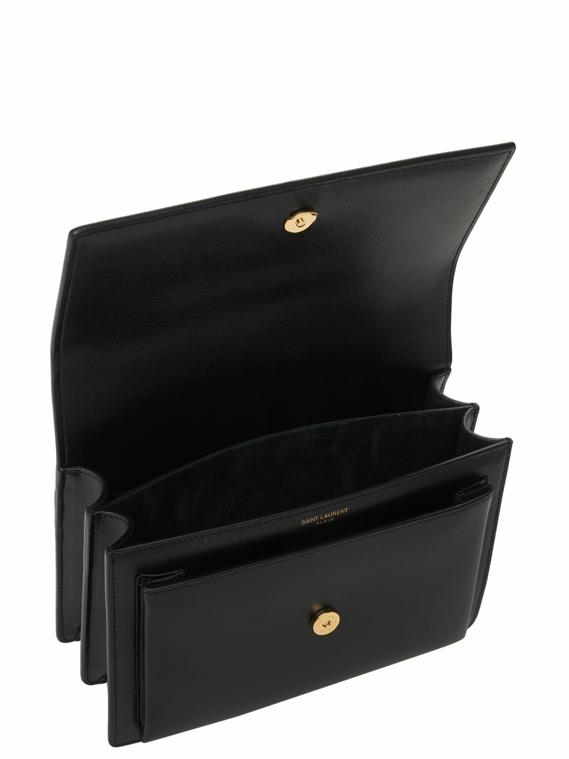 SAINT LAURENT - Medium Sunset Leather Shoulder Bag Saint Laurent