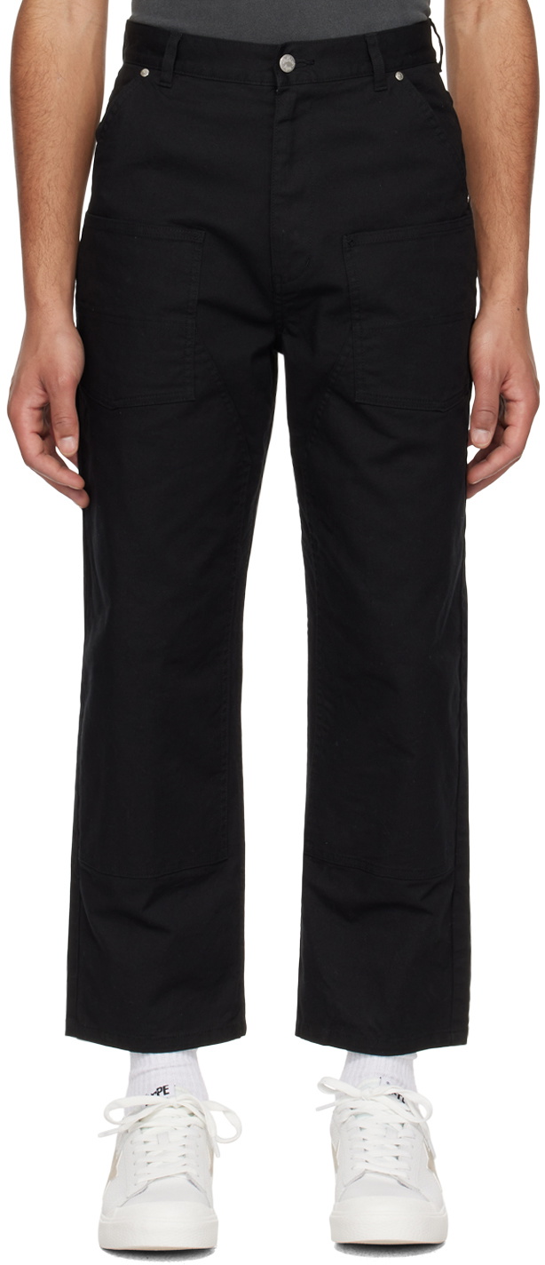 BAPE Black Patch Trousers A Bathing Ape