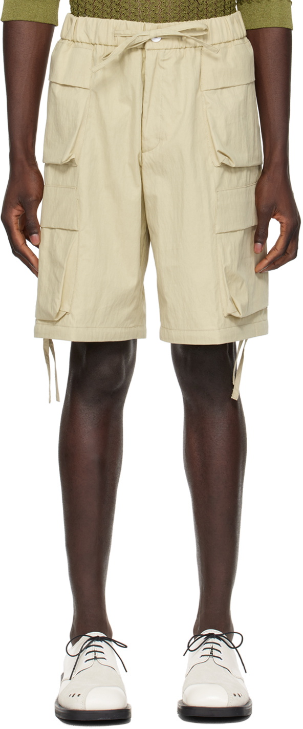 Bonsai Beige Cargo Shorts Bonsai