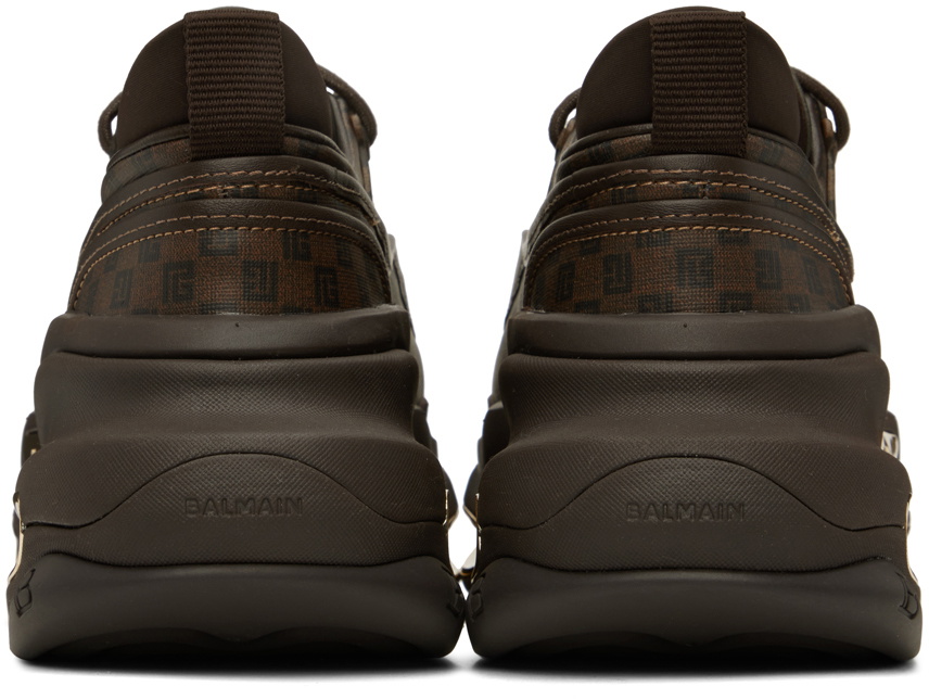 Balmain Brown B-Bold Sneakers Balmain