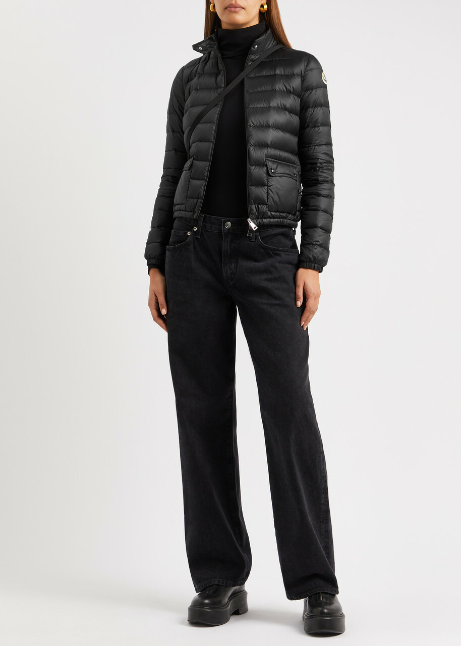 Moncler Lans Quilted Shell Jacket Black Moncler
