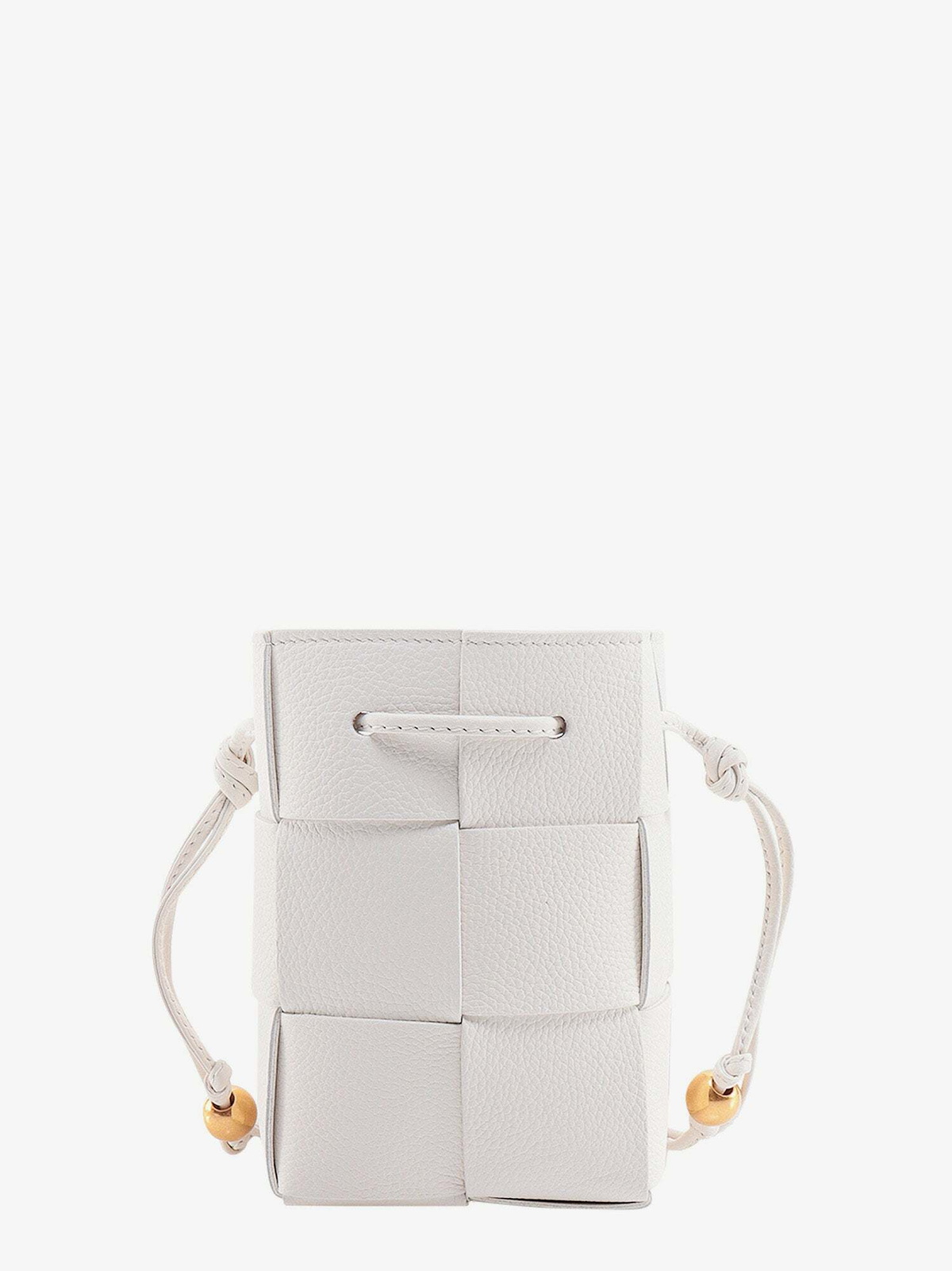 Bottega Veneta Bucket Bag White Womens Bottega Veneta