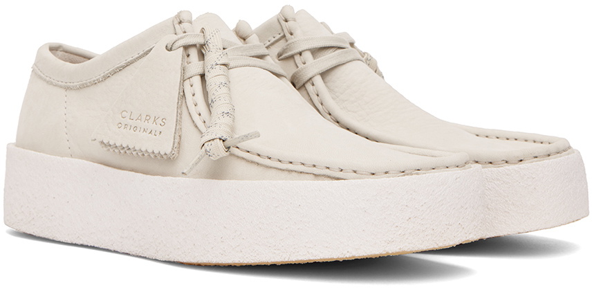 Clarks Originals Off-White Wallabee Cup Oxfords Clarks Originals