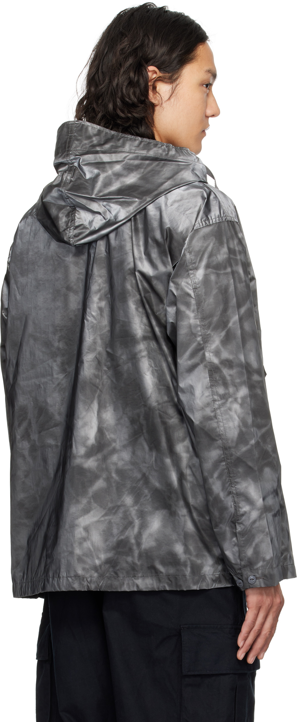 Engineered Garments Gray Cagoule Jacket Engineered Garments