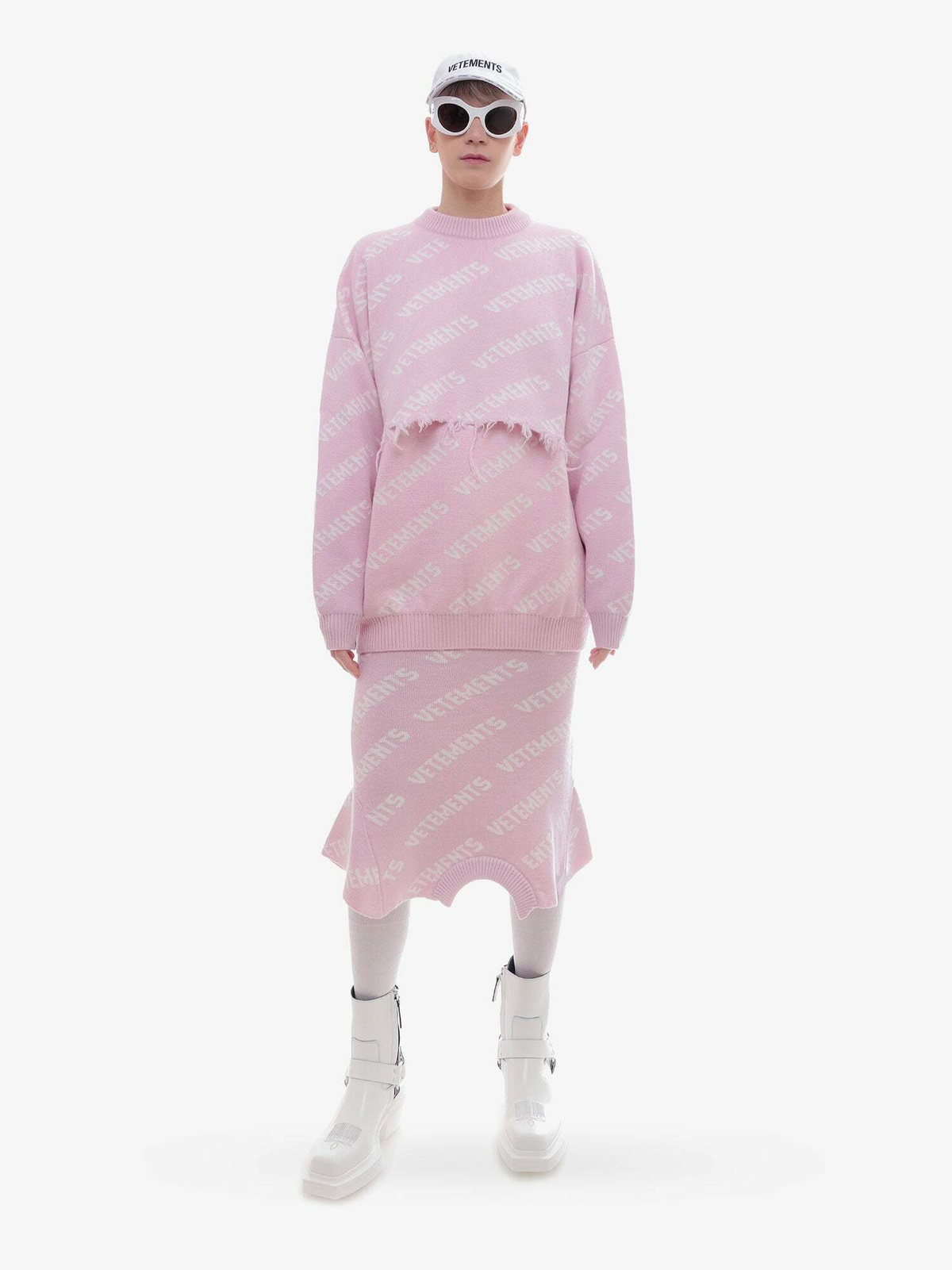 Vetements Sweater Pink Womens Vetements