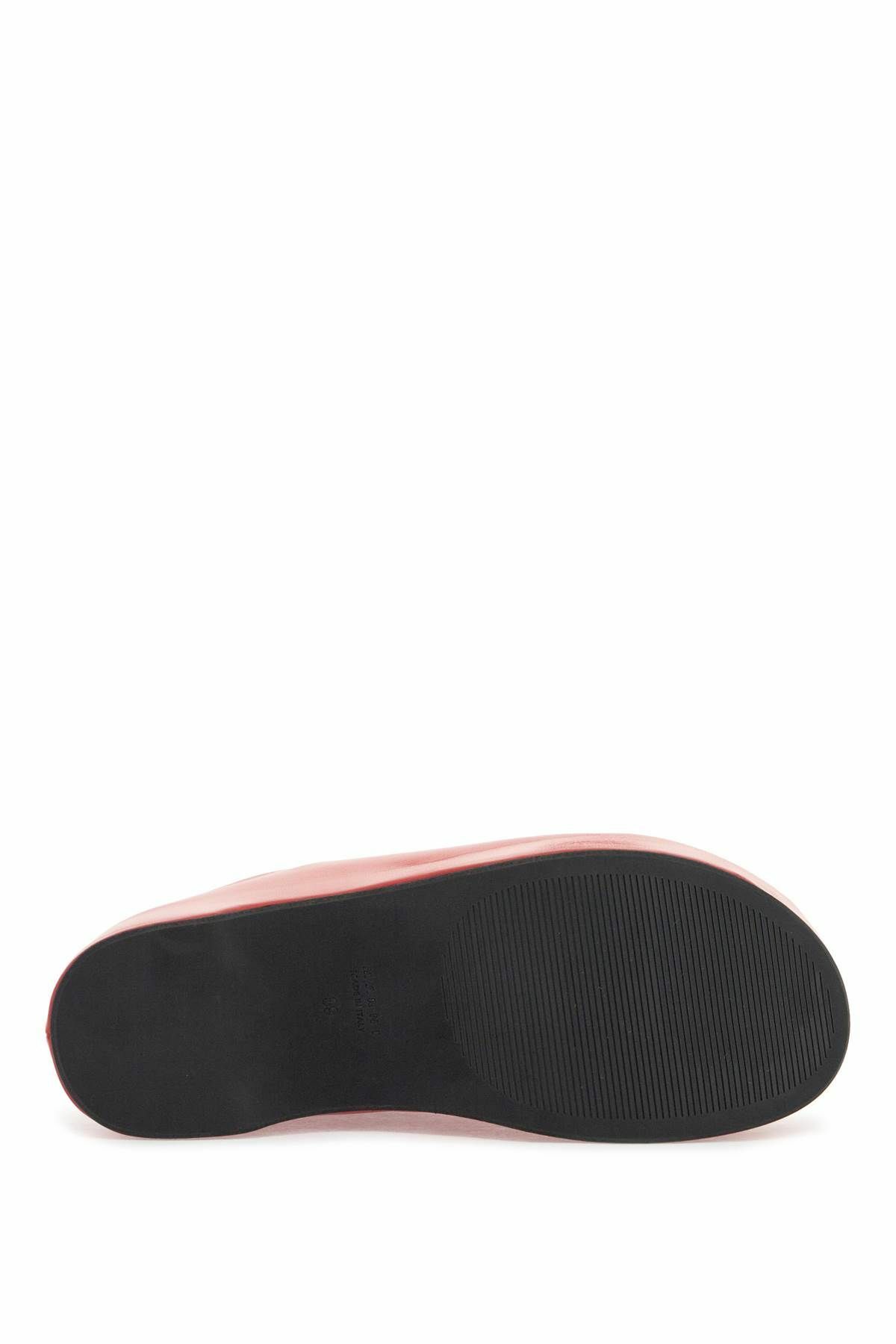MARNI chunky clog sabot with Red Marni