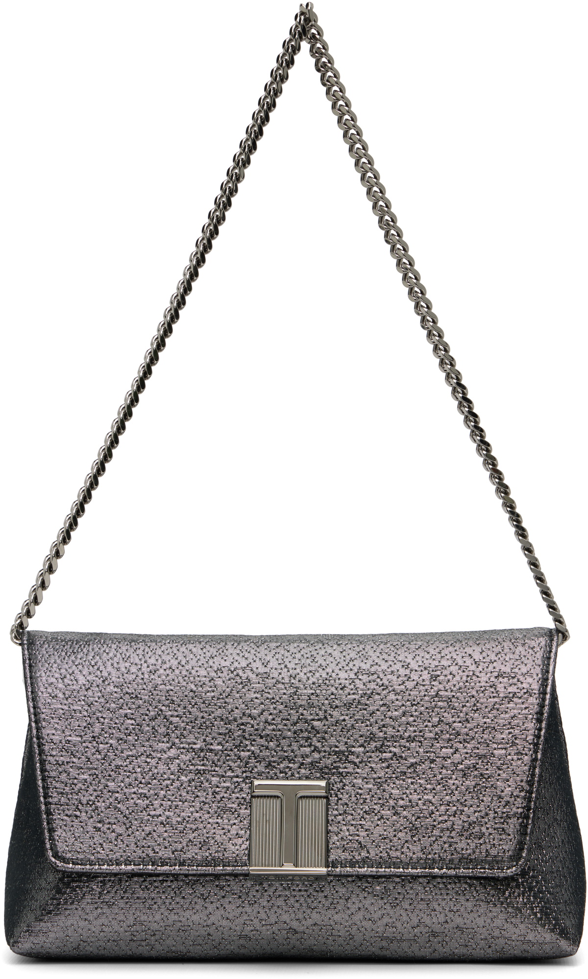 TOM FORD Gunmetal Mini Hammered-Effect Fabric Nobile Bag TOM FORD
